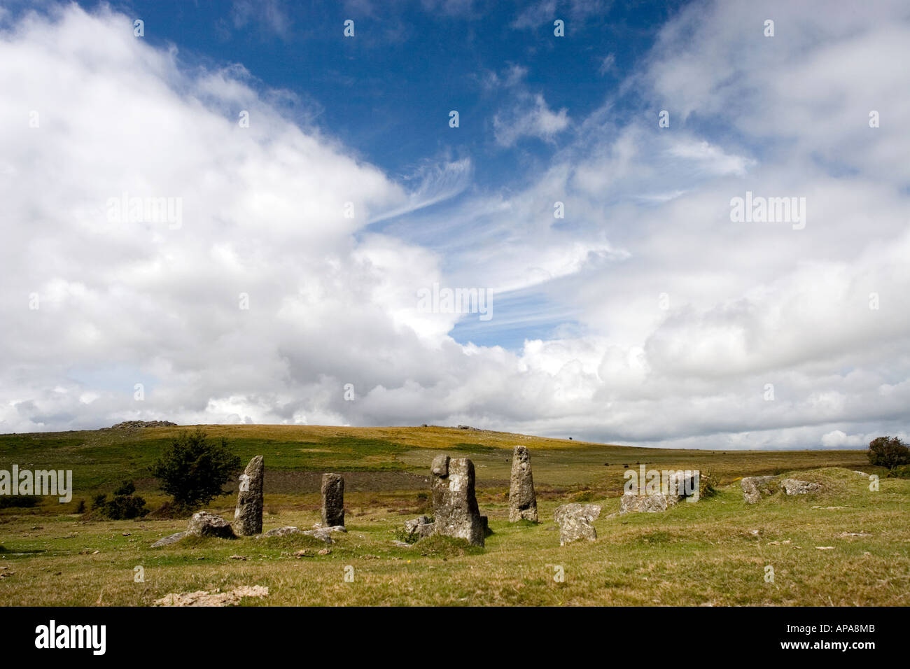 Southwest england standing stones hi-res stock photography and images ...