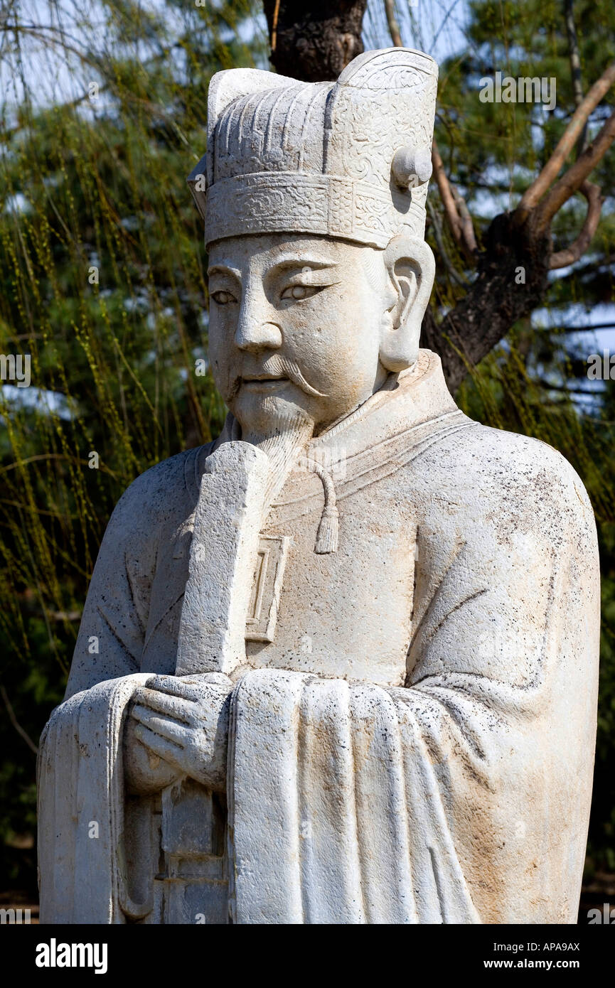 Sacred Way The Ming Tombs Stock Photo - Alamy