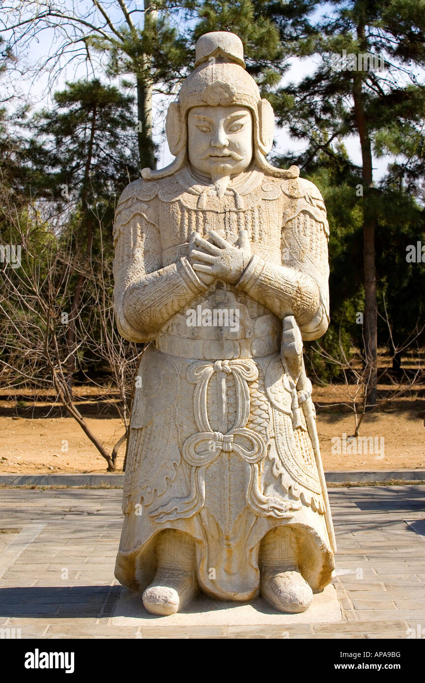 Sacred Way The Ming Tombs Stock Photo - Alamy
