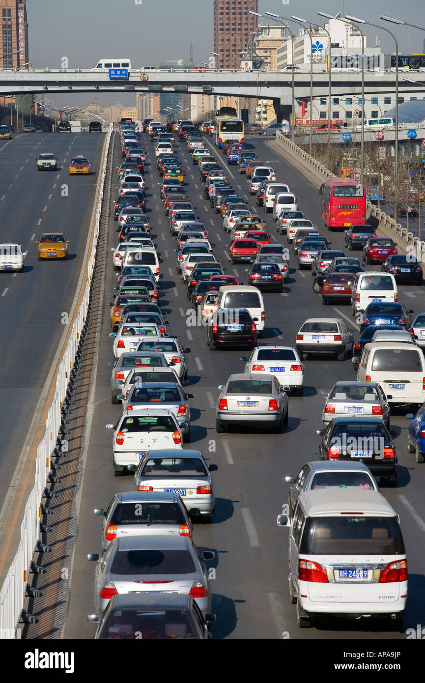 Beijing traffic flow hi-res stock photography and images - Alamy