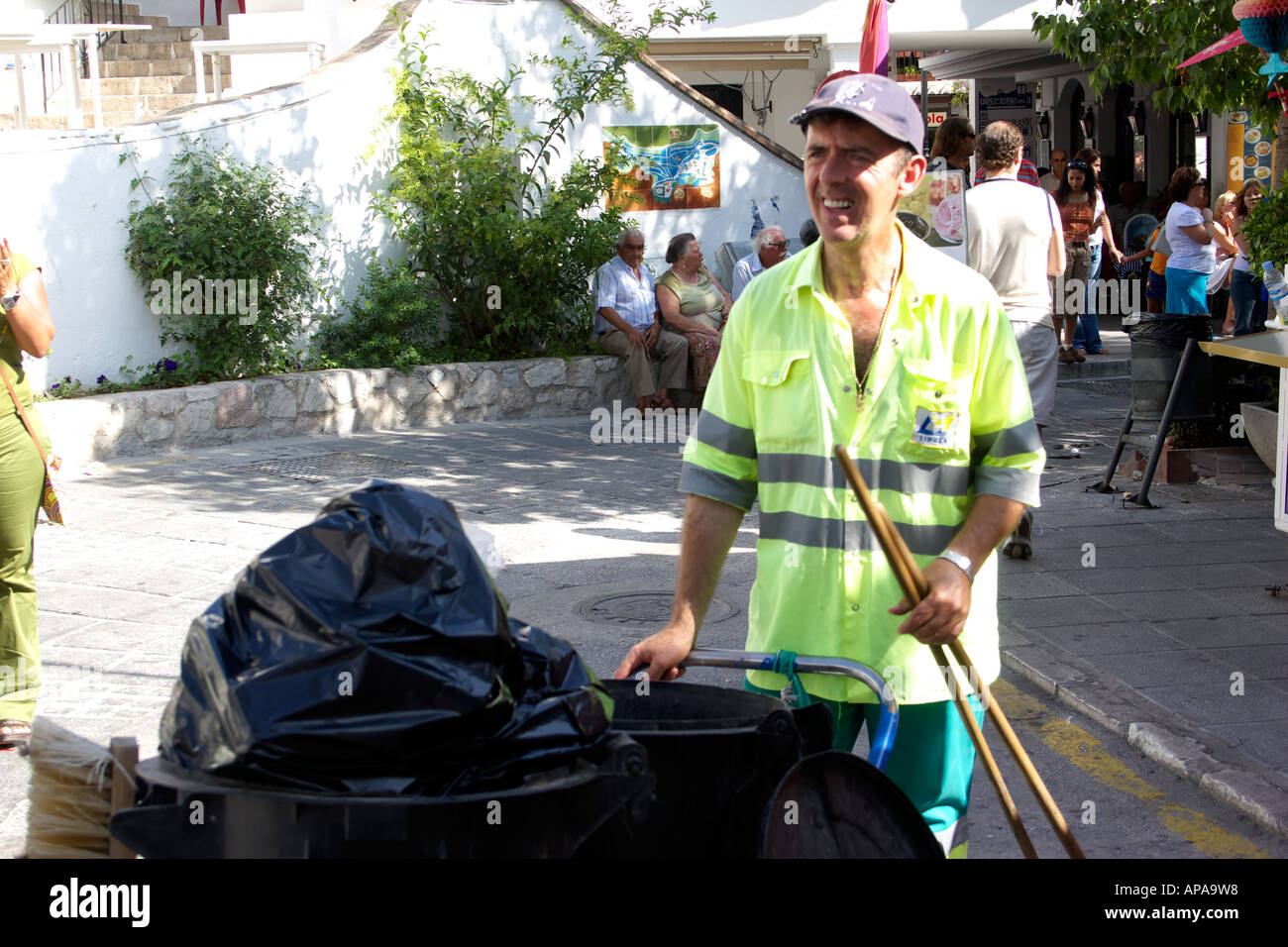 Happy Street Cleaner High Resolution Stock Photography and Images - Alamy