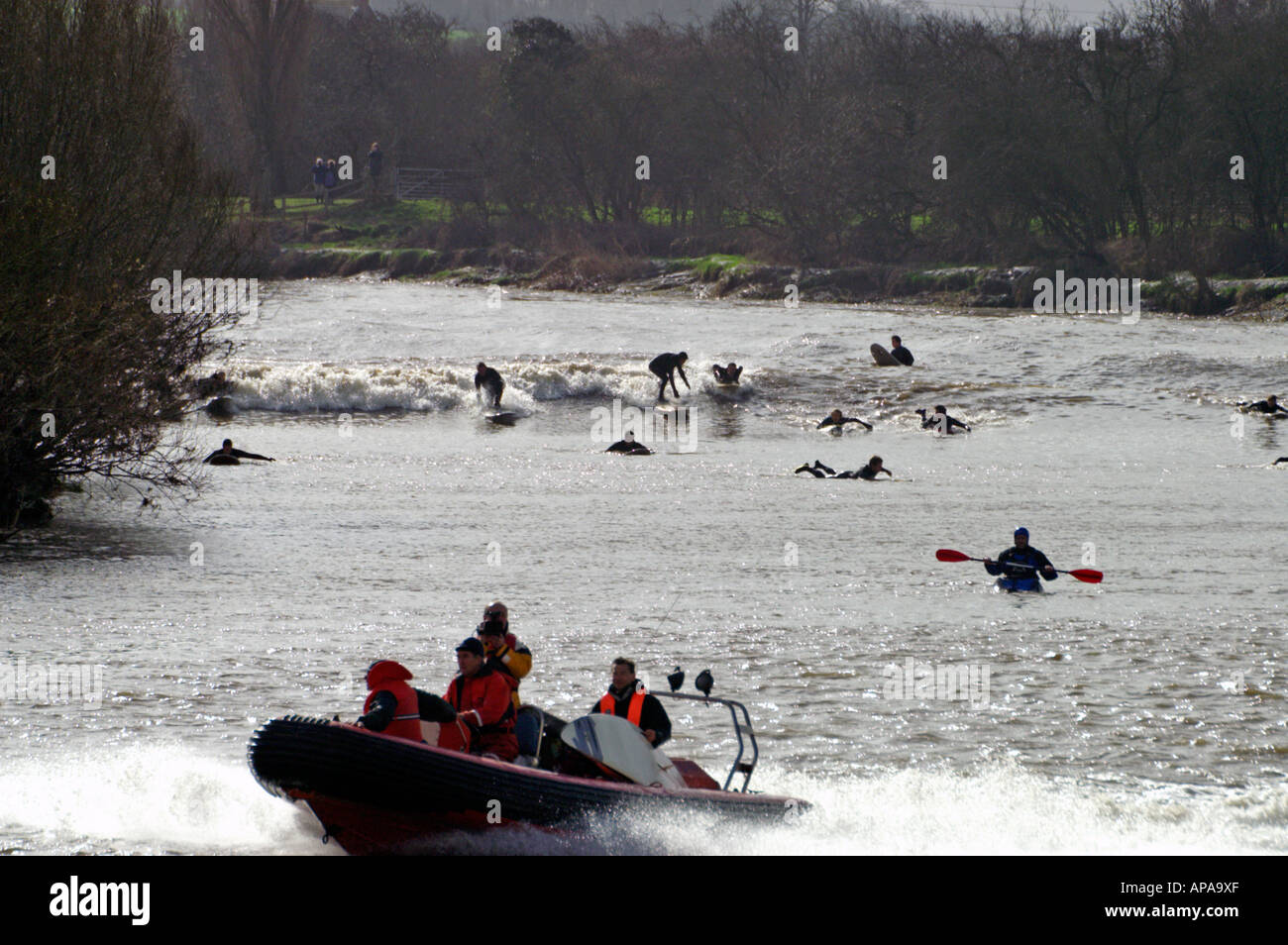 Severn river bore england hi-res stock photography and images - Alamy