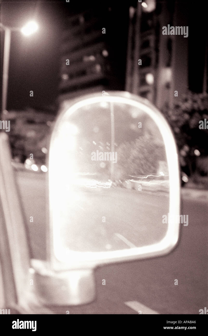 Rearview mirror night hi-res stock photography and images - Alamy