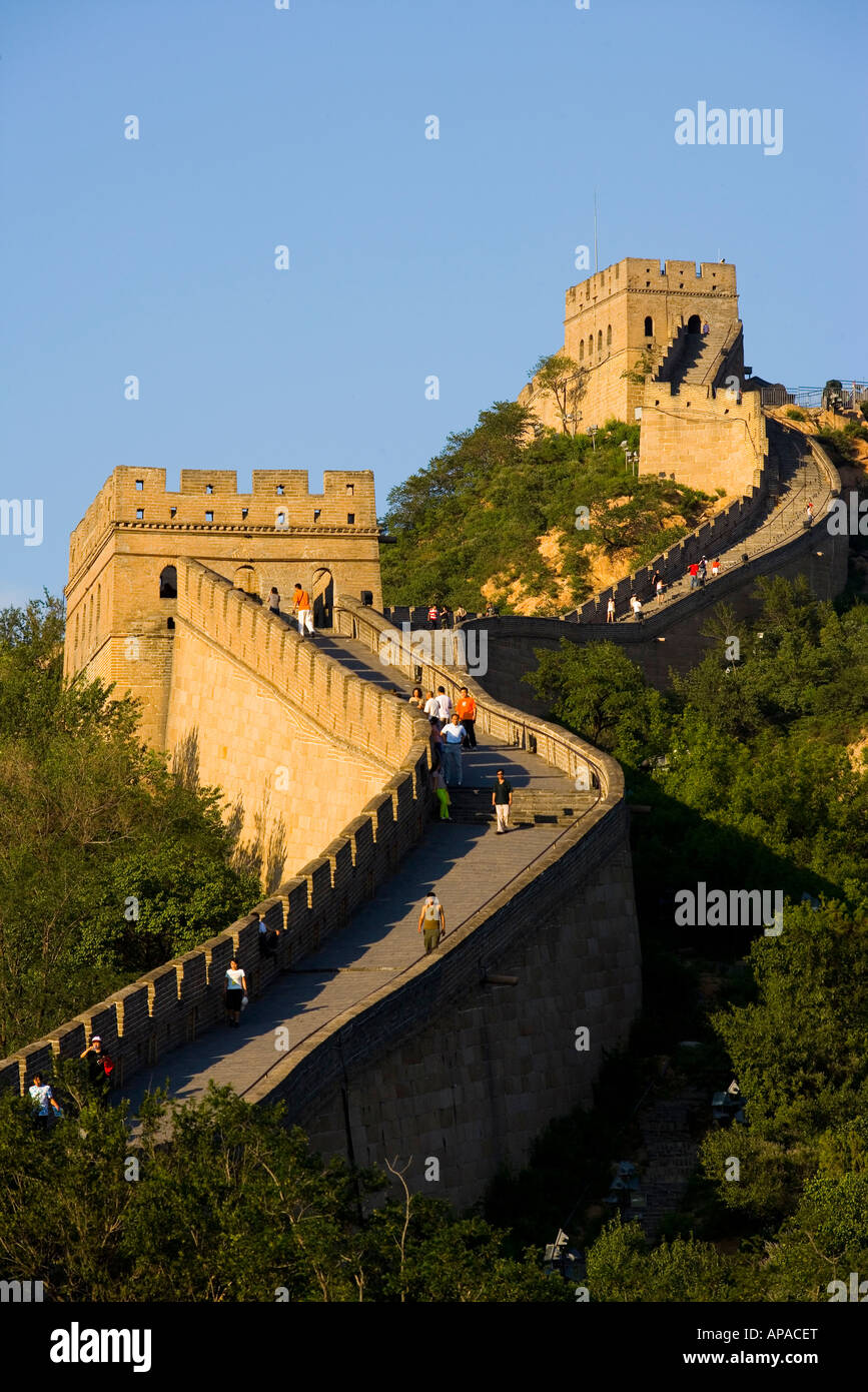 Great wall badaling night hi-res stock photography and images - Alamy