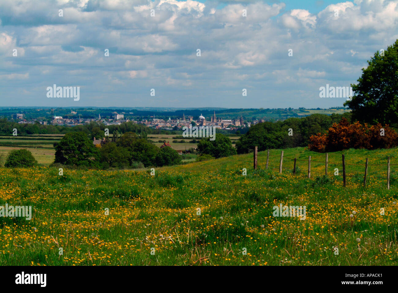 The Dreaming Spires of Oxford from Boars Hill Stock Photo - Alamy