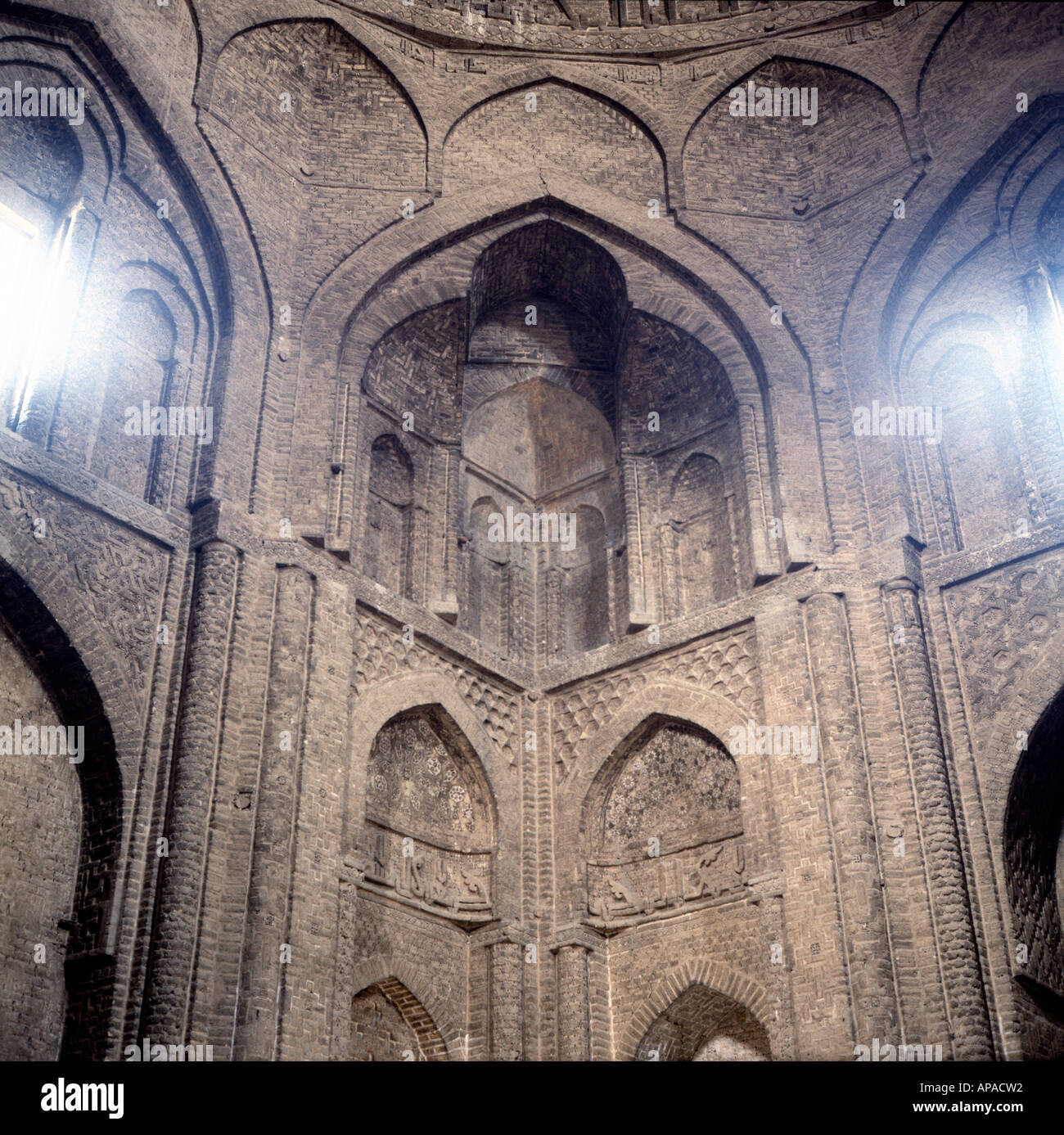 North dome chamber, Friday Mosque, Isfahan, Iran Stock Photo - Alamy