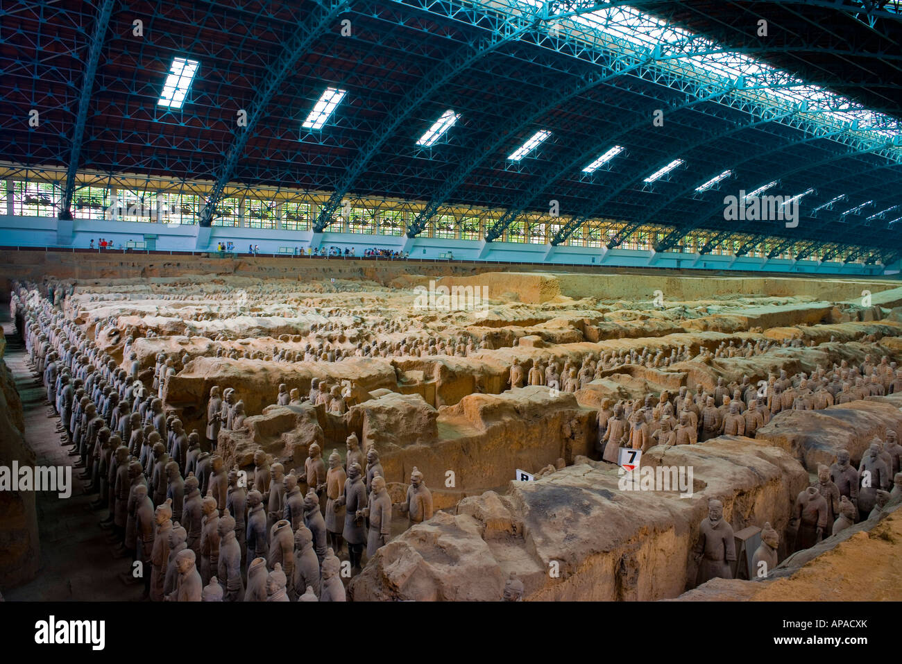 the Emperor Qin's Terra-cotta Warriors Xi'an Stock Photo - Alamy