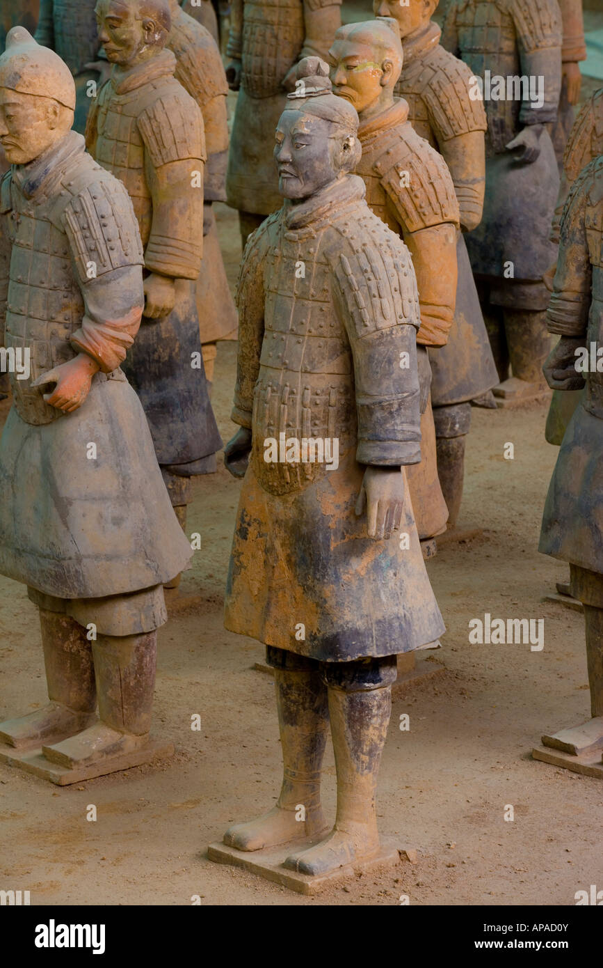 Terra cotta army color hi-res stock photography and images - Alamy