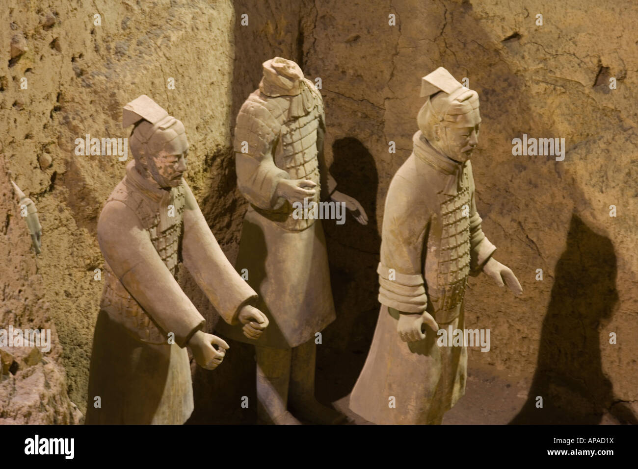 the Emperor Qin's Terra-cotta Warriors Xi'an Stock Photo - Alamy