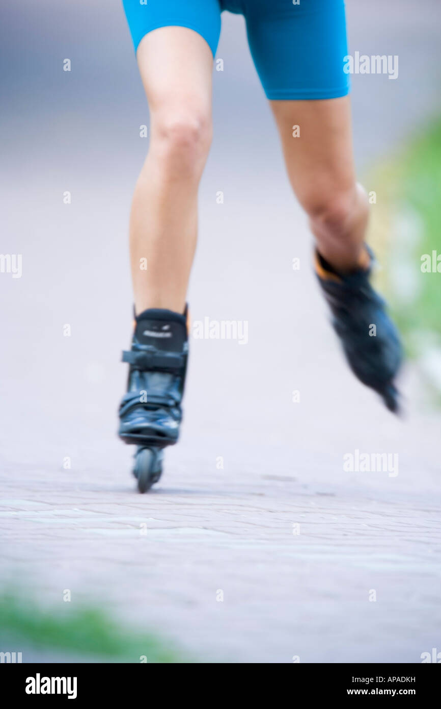ride on inline skates Stock Photo - Alamy