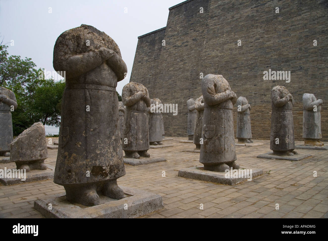 The Qian Tomb Xi'an Stock Photo - Alamy