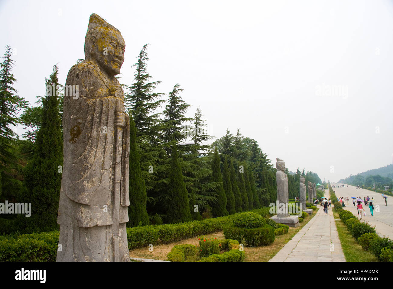 The Qian Tomb Xi'an Stock Photo - Alamy