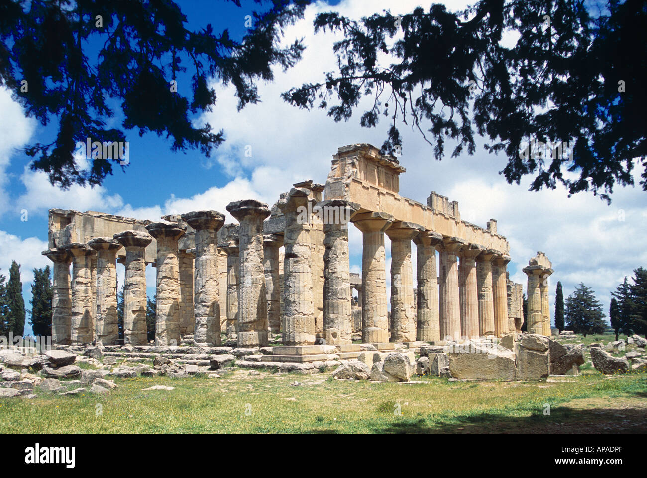 Temple of Zeus, Cyrene, Libya Stock Photo - Alamy