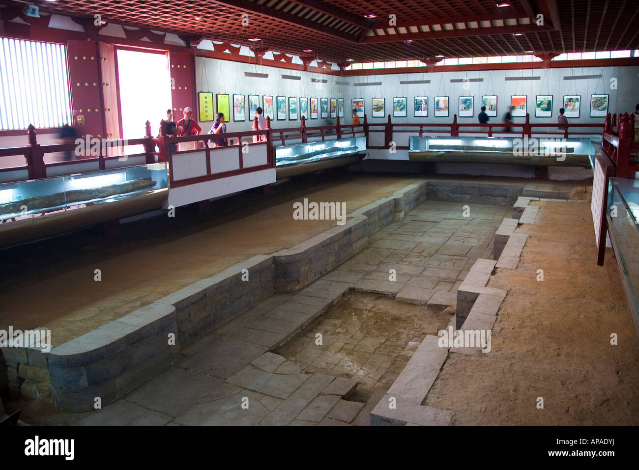 the Huaqing Hot Spring Xi'an Stock Photo - Alamy