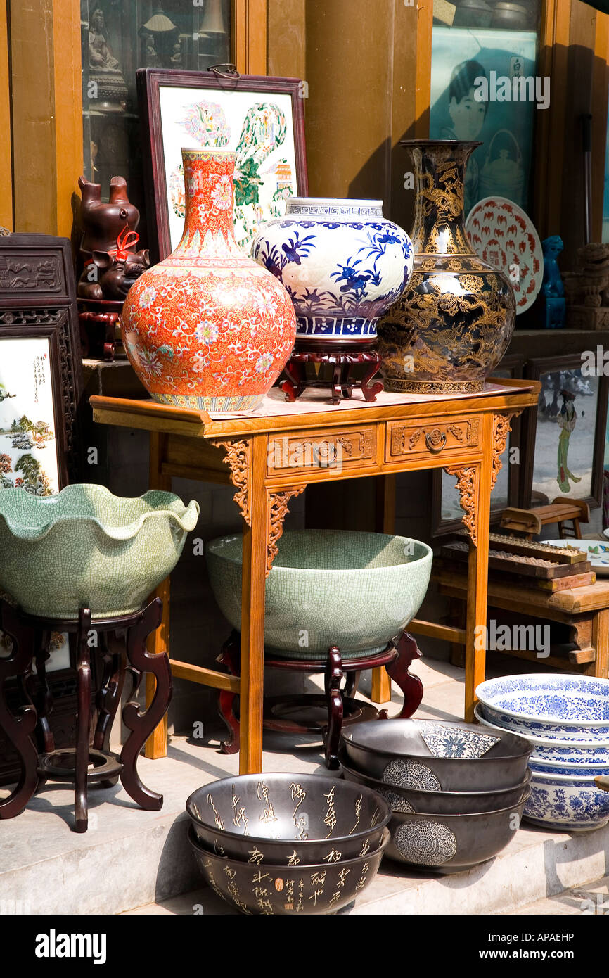 Panjiayuan Flea Market of Antiques Beijing Stock Photo - Alamy
