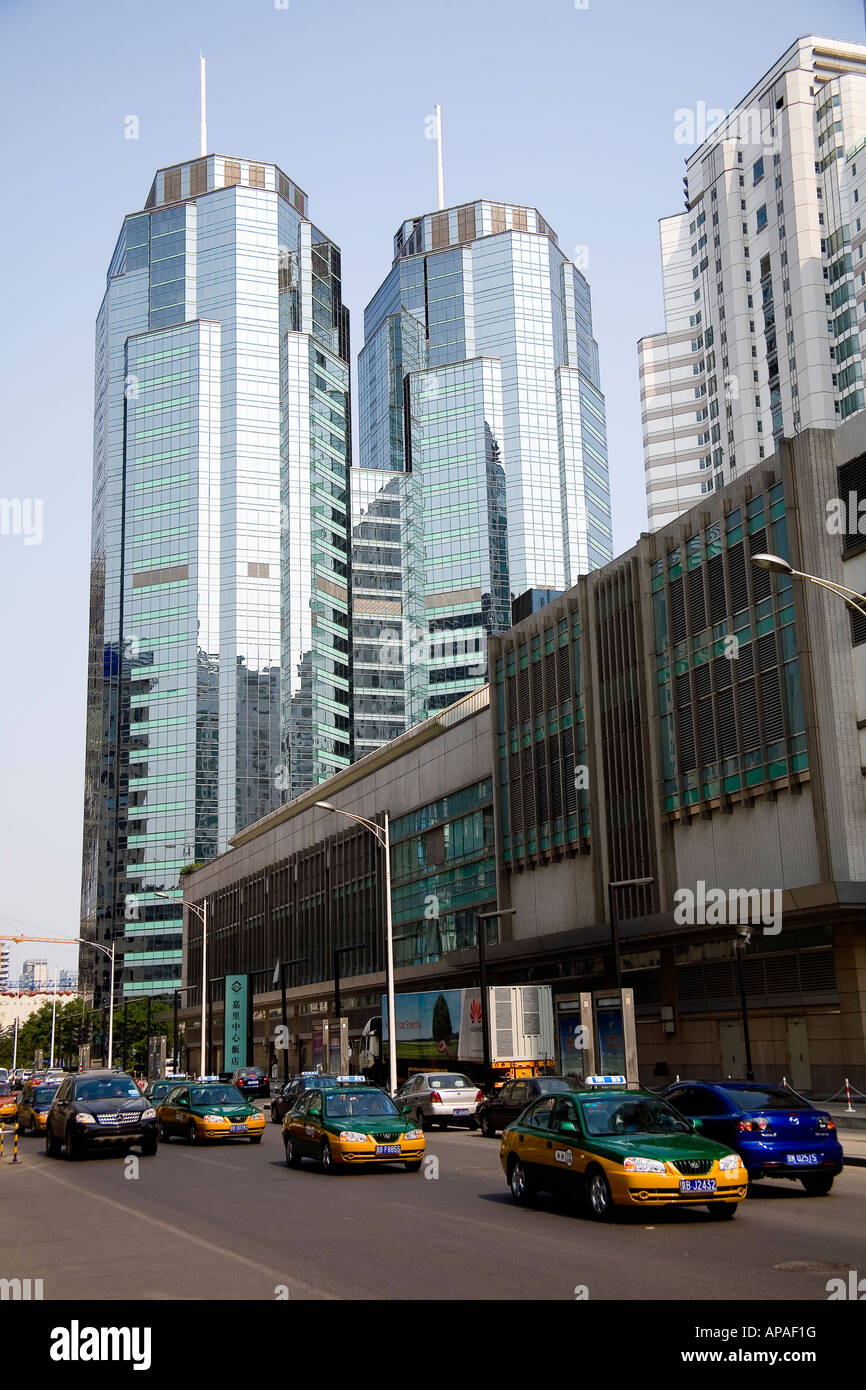 Mansions and Buildings Scene of Beijing's CBD District Stock Photo - Alamy