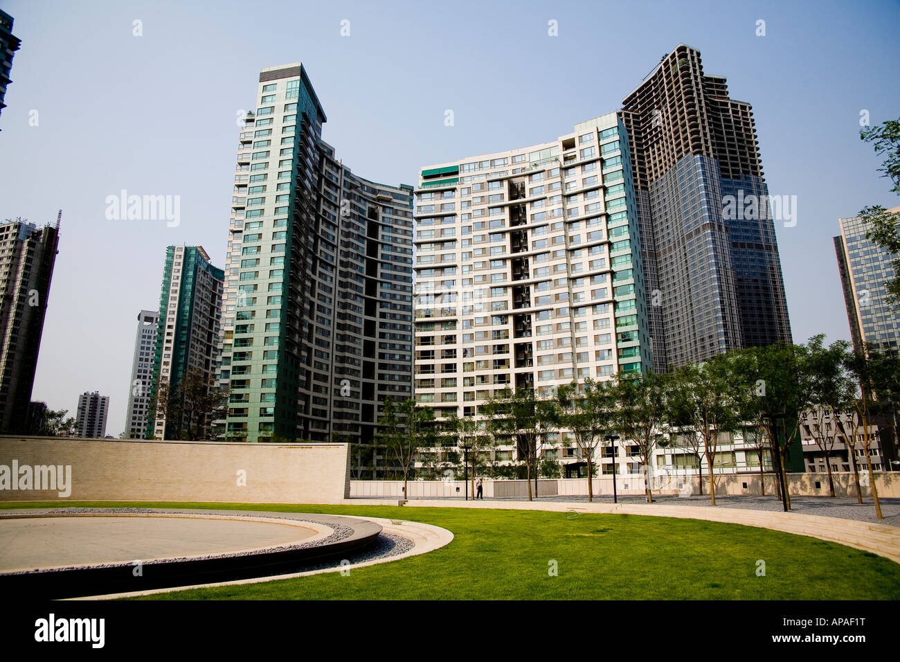 Mansions and Buildings Scene of Beijing's CBD District Stock Photo - Alamy