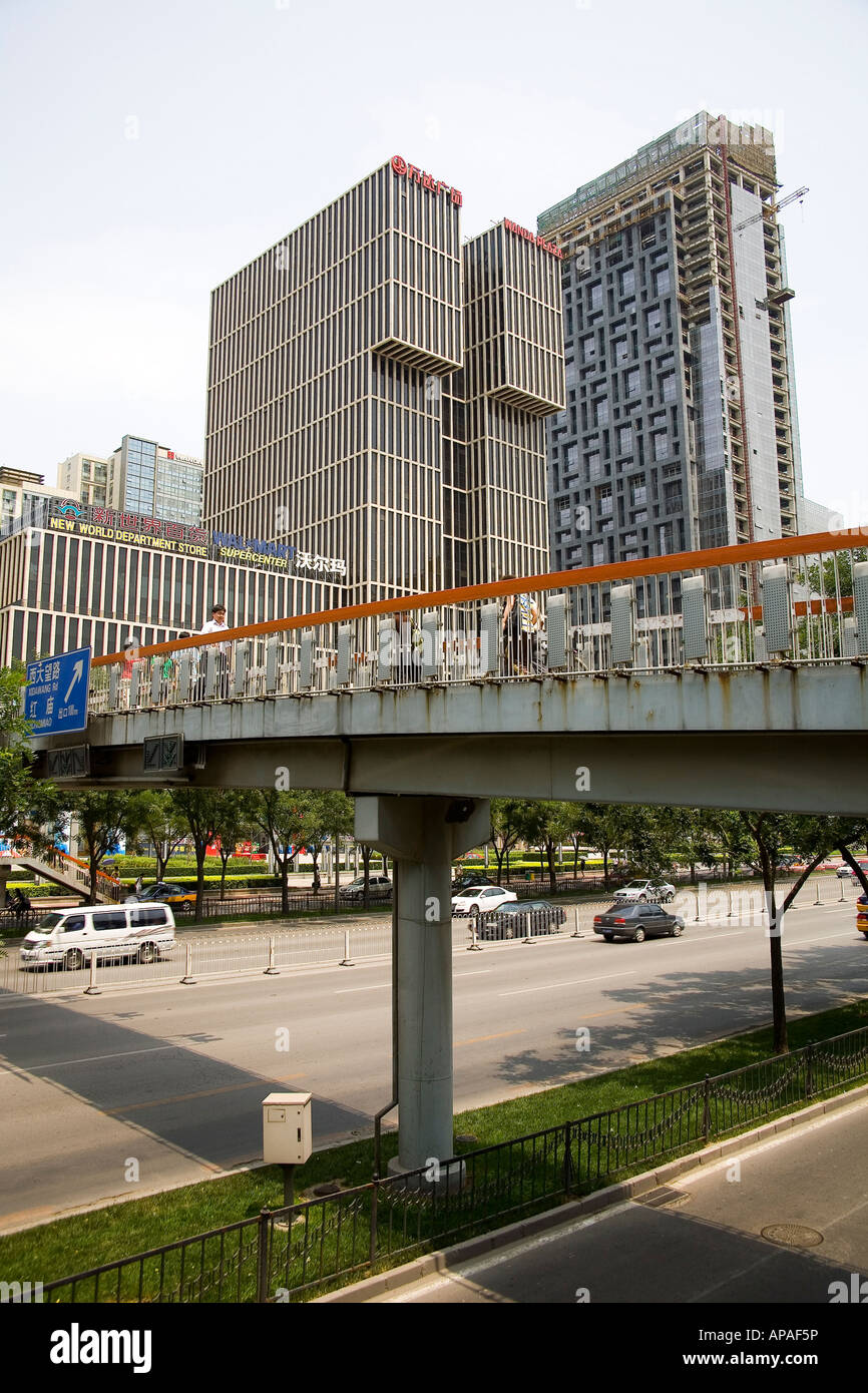 Mansions and Buildings Scene of Beijing's CBD District Stock Photo - Alamy