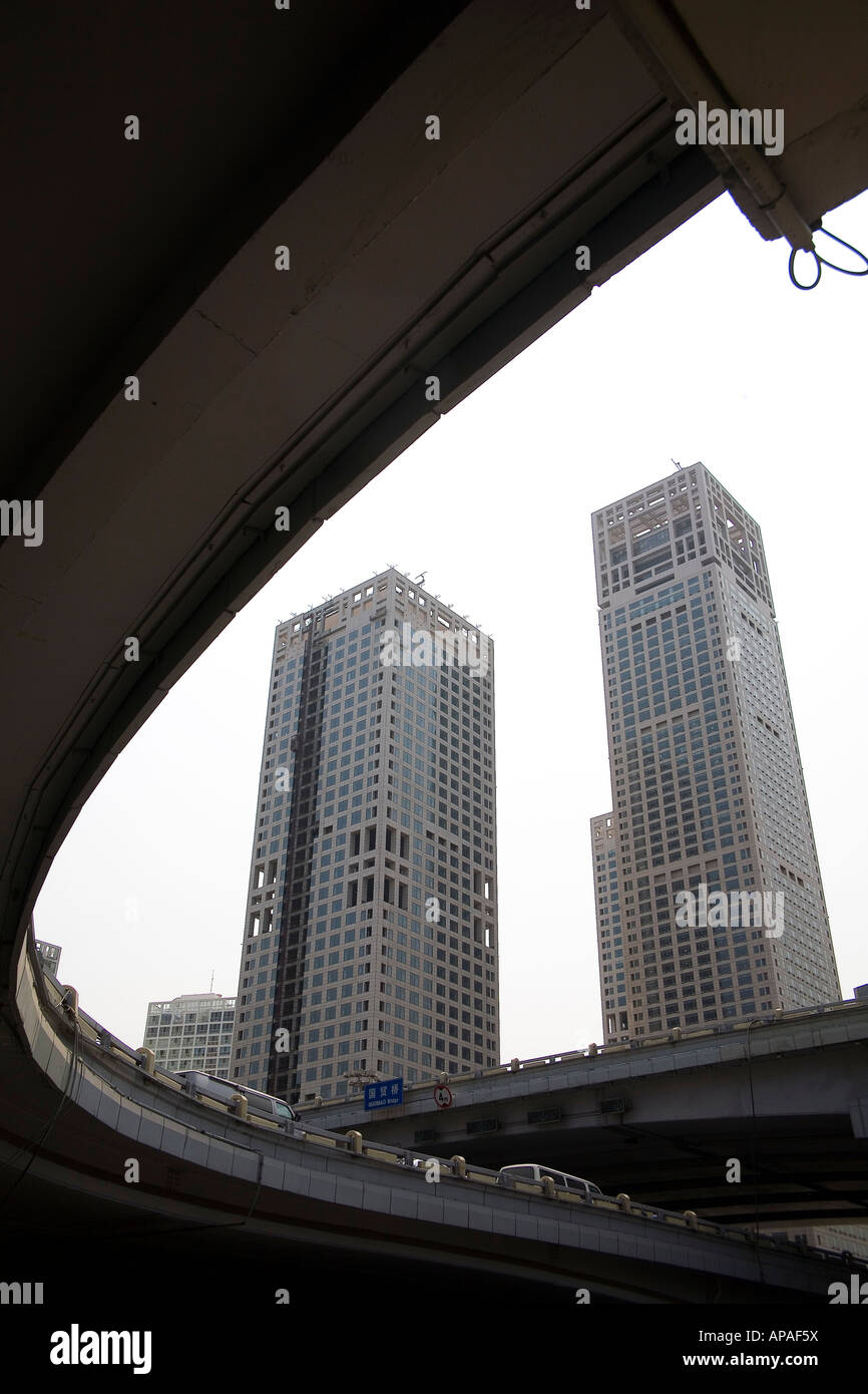Mansions and Buildings Scene of Beijing's CBD District Stock Photo - Alamy