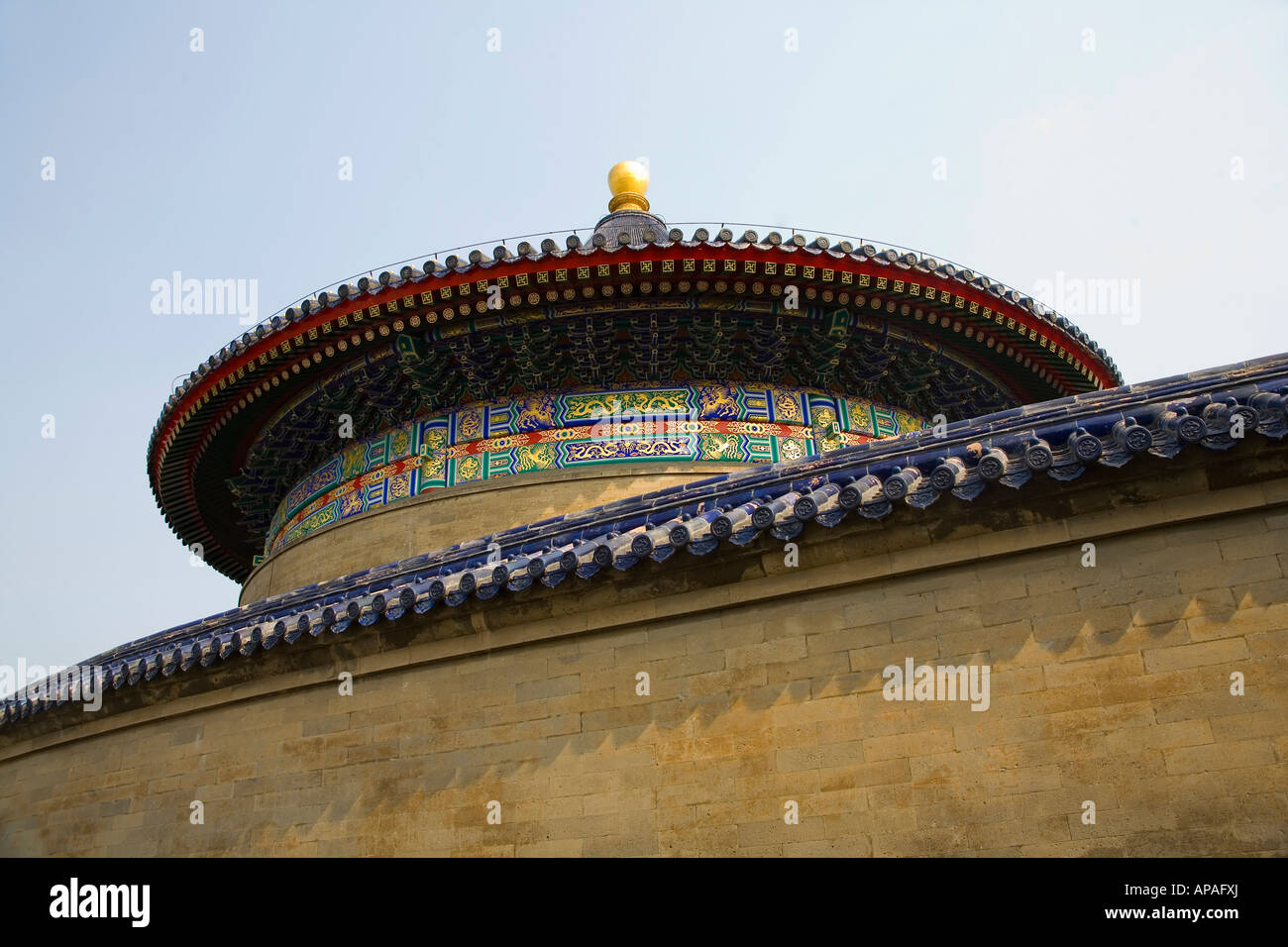 Architecture of The Temple of Heaven Stock Photo - Alamy