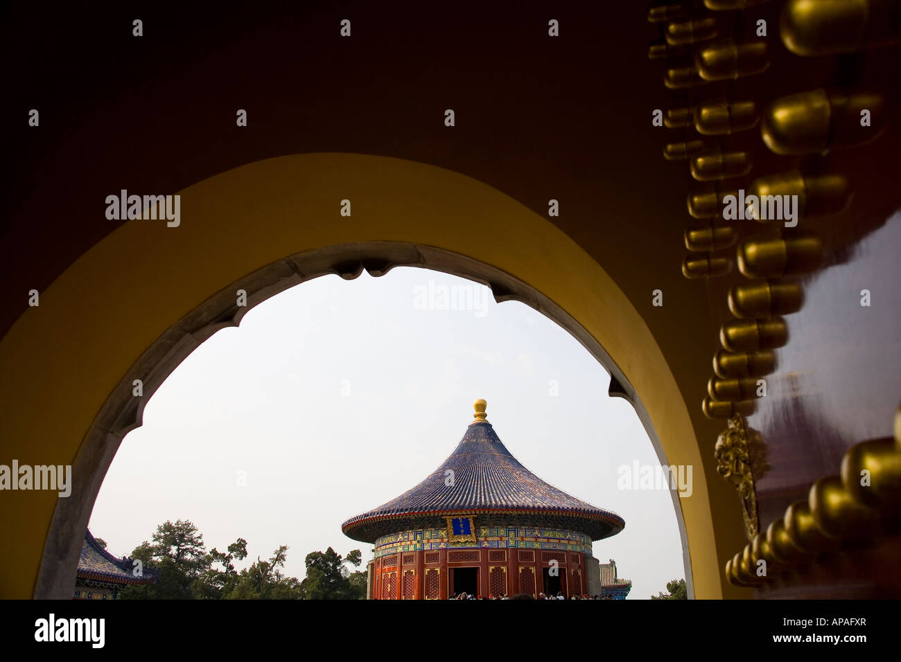 Architecture of The Temple of Heaven Stock Photo - Alamy
