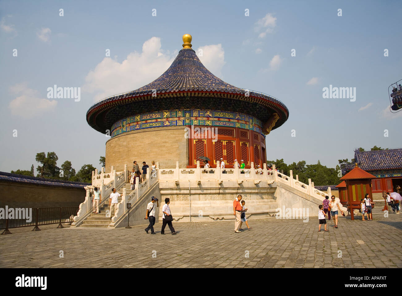 Architecture of The Temple of Heaven Stock Photo - Alamy
