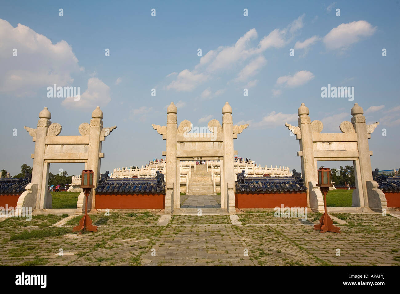 Architecture of The Temple of Heaven Stock Photo - Alamy