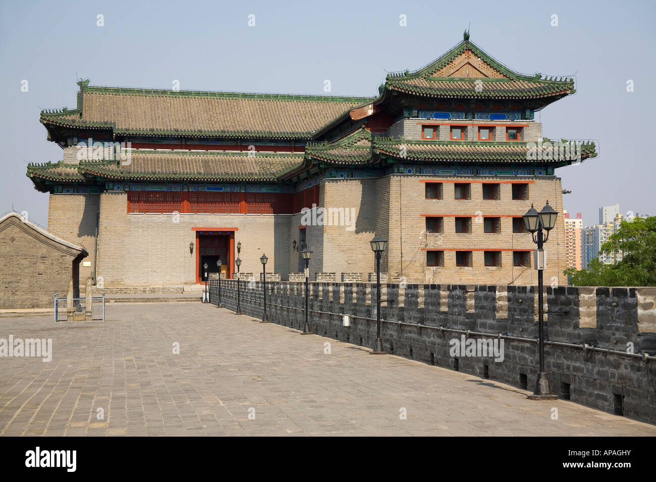 The Facing Gate commonly the Southern Gate of Acient Beijing Stock ...