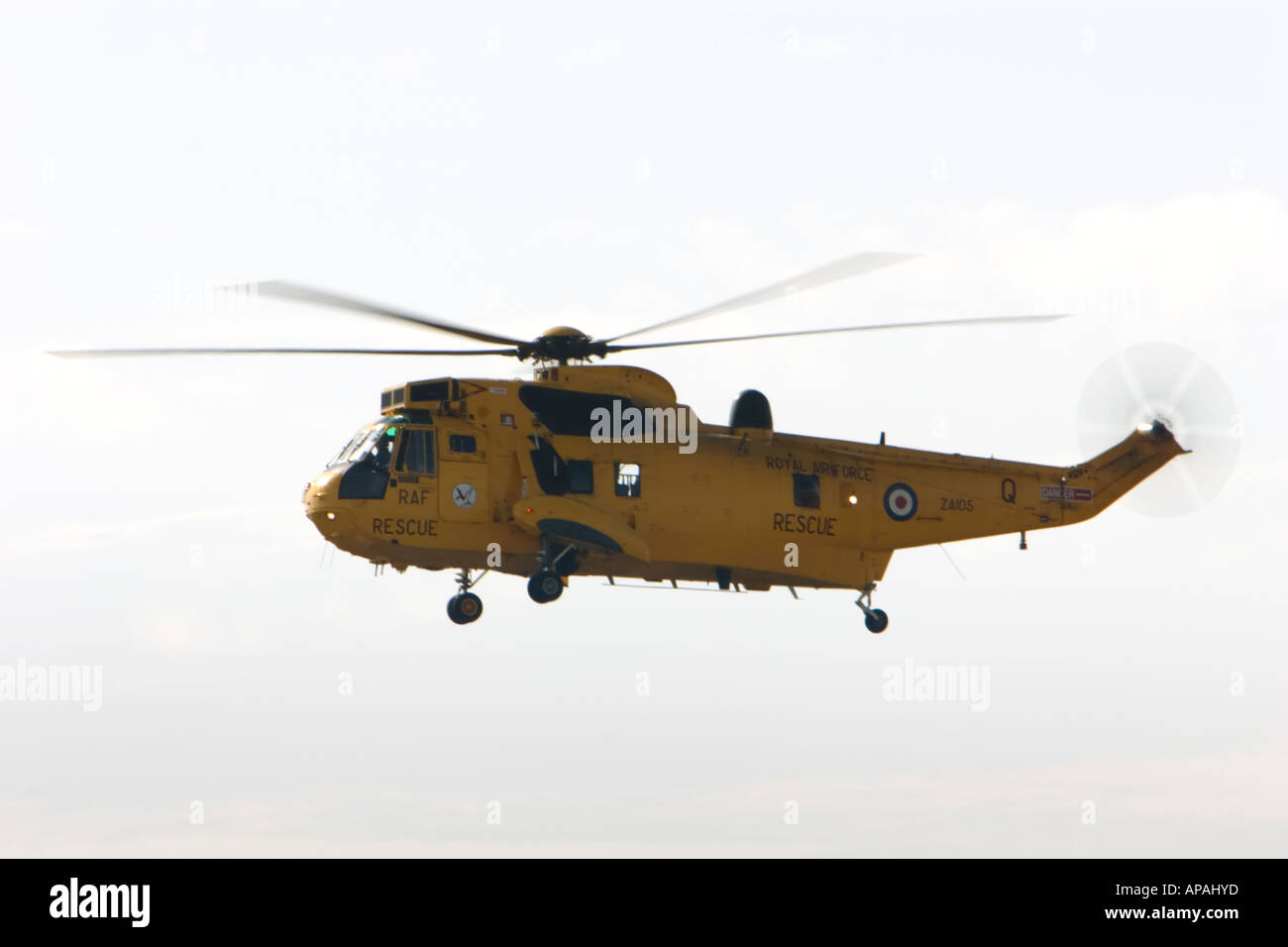 RAF Sea King HAR3 search and rescue helicopter Stock Photo - Alamy