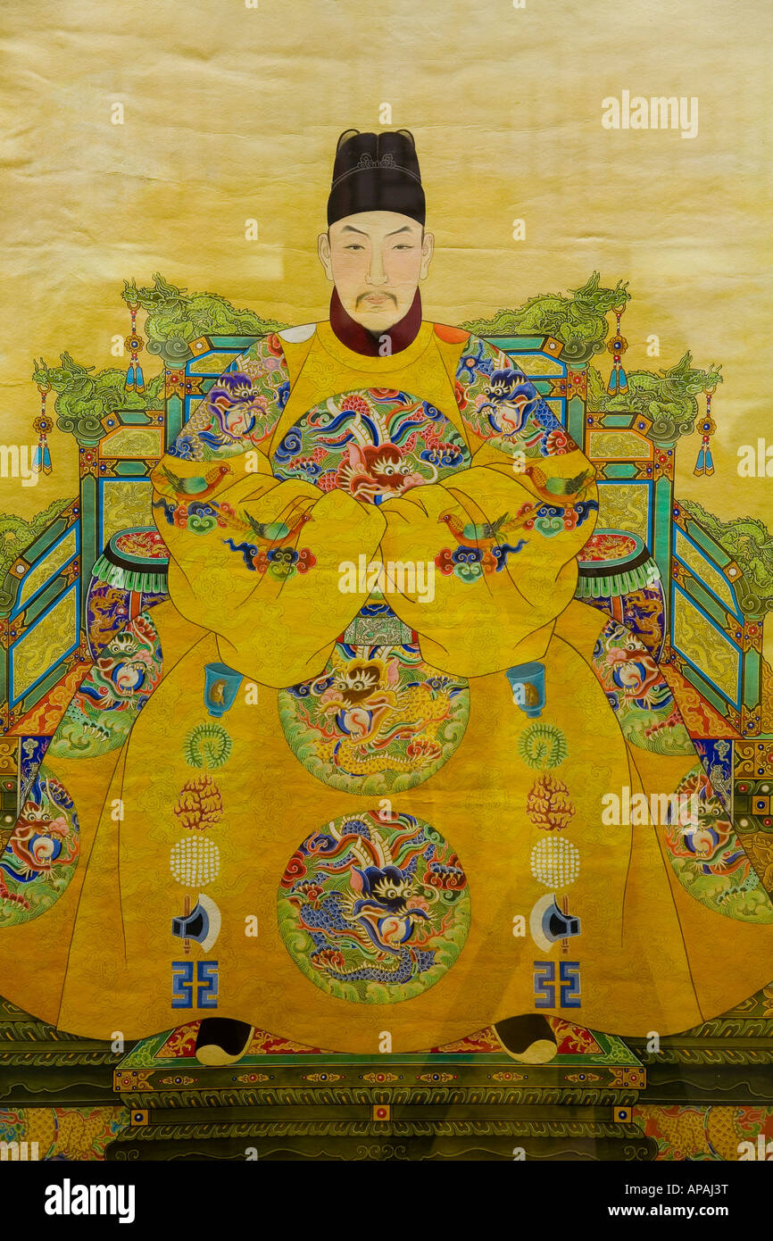 Chinese Emperor Painting Stock Photos & Chinese Emperor Painting Stock ...