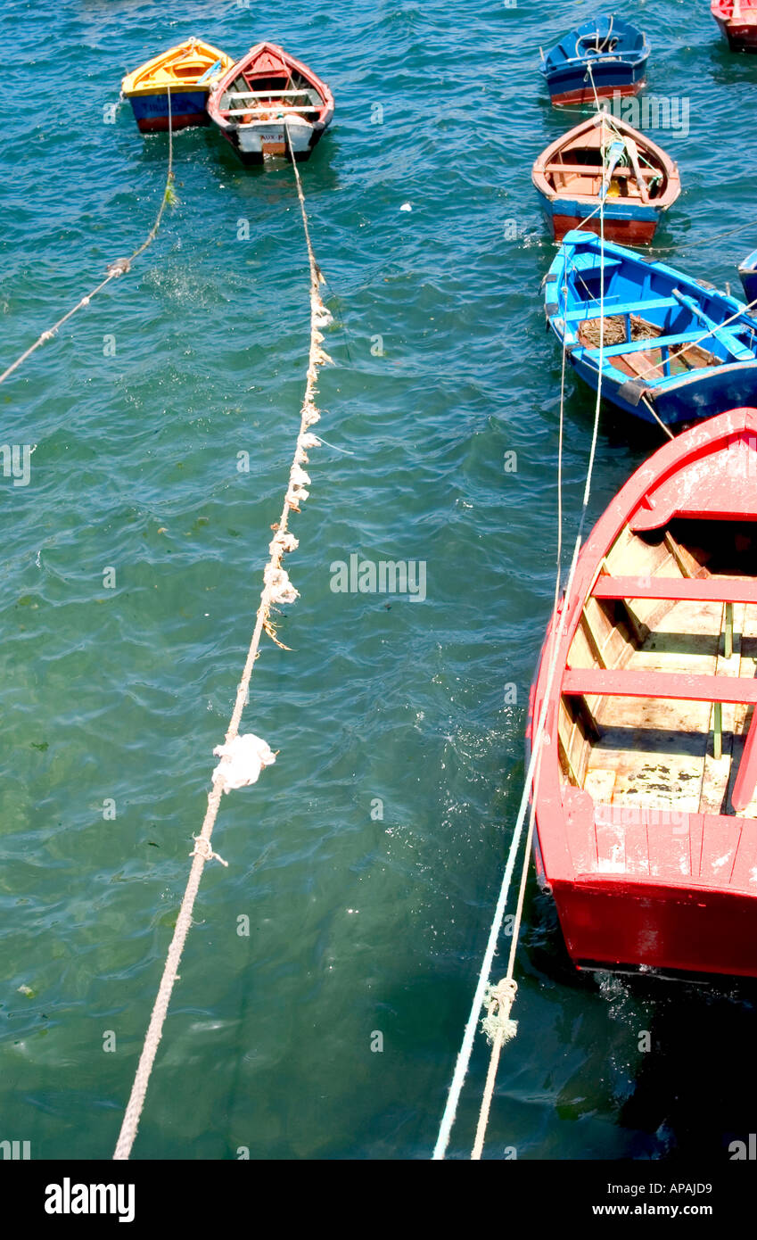 Group colourful rowing boats hi-res stock photography and images - Alamy