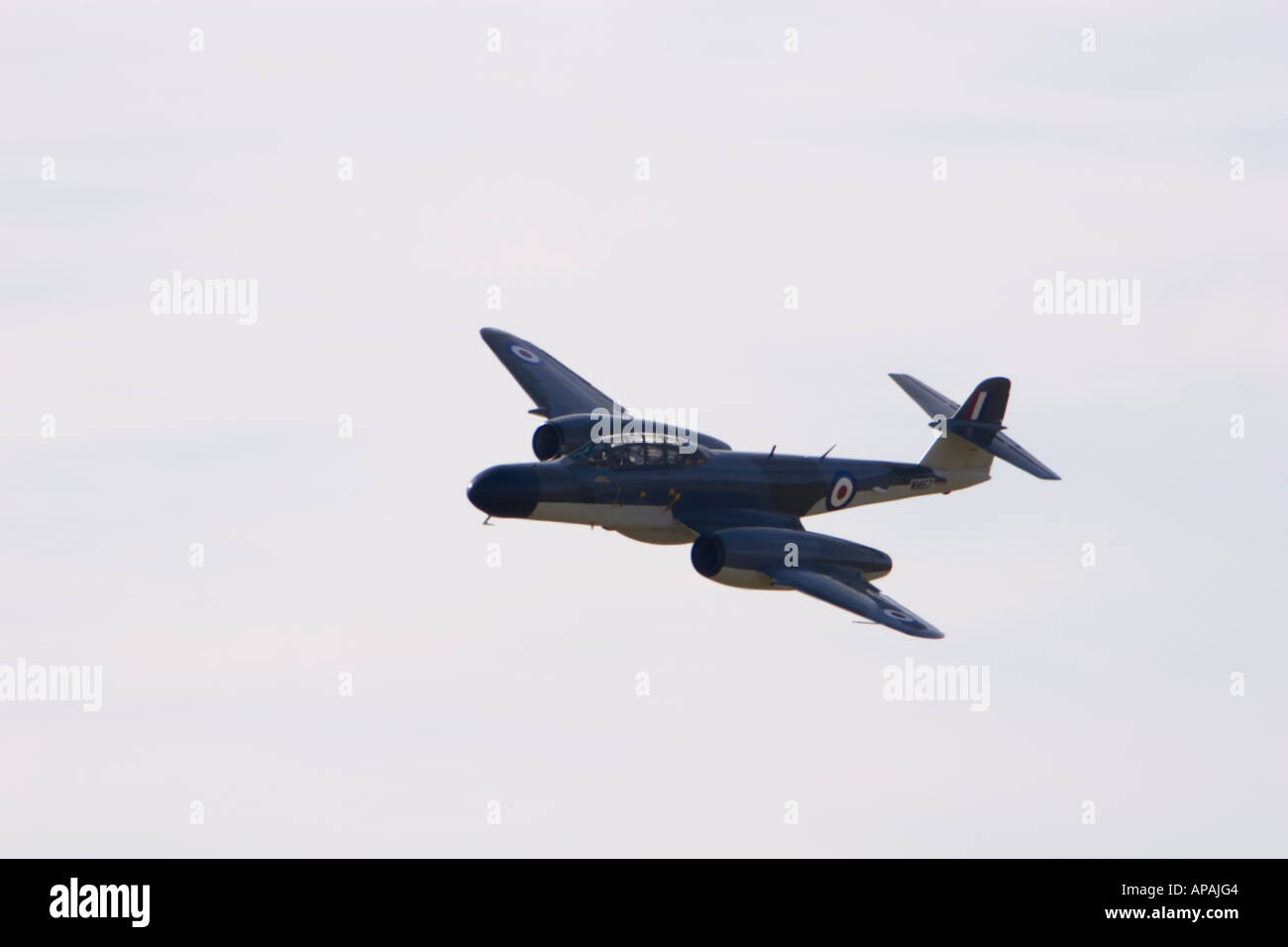 Gloster Meteor NFII night fighter variant jet Stock Photo - Alamy