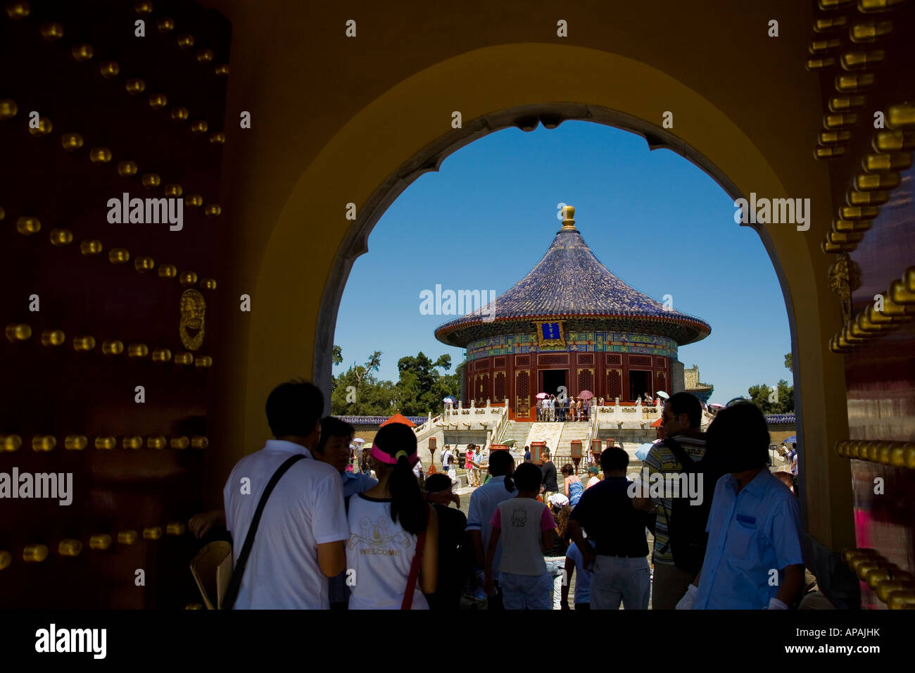 View of Temple of Heaven Stock Photo - Alamy