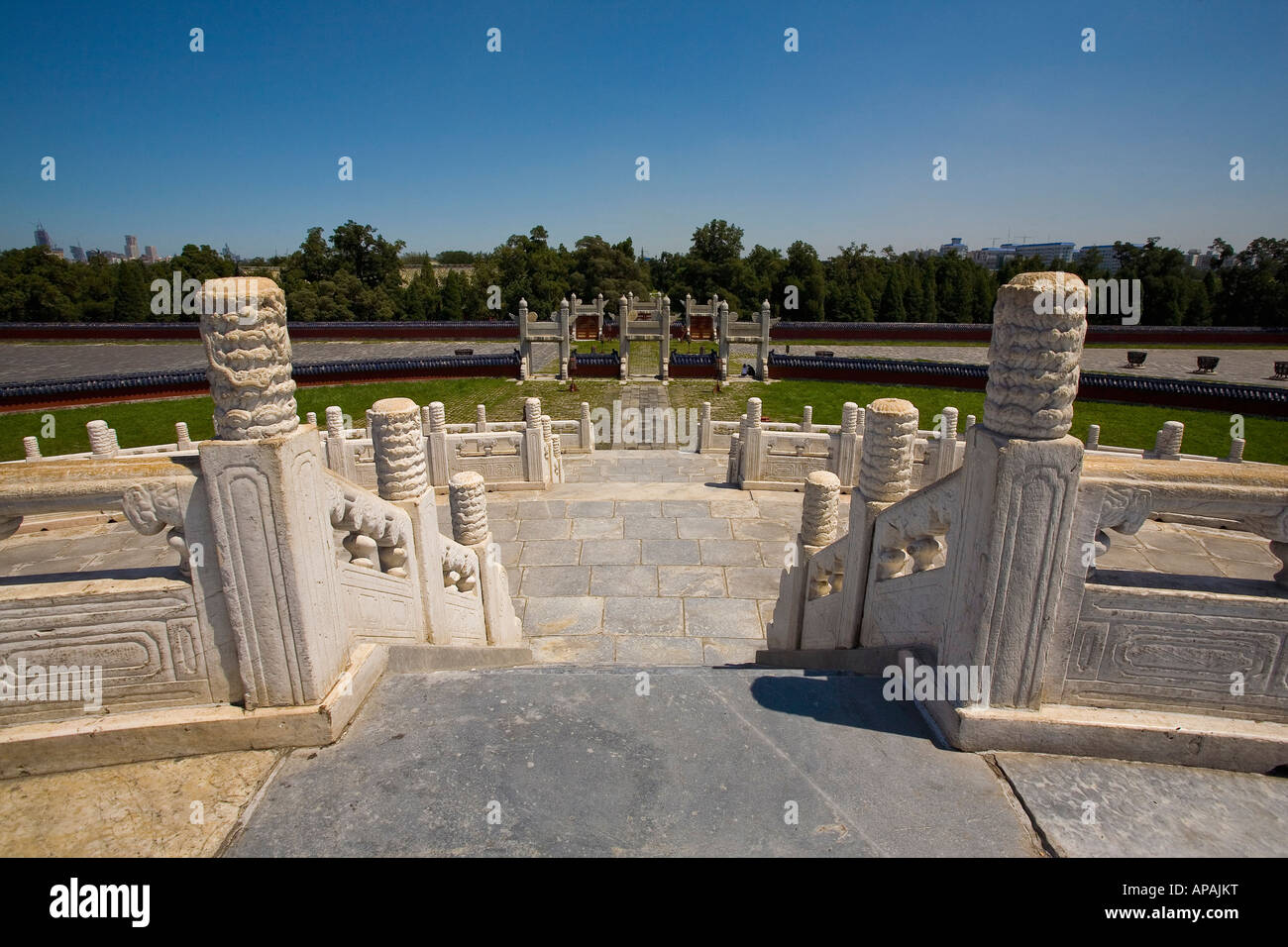 View of Temple of Heaven Stock Photo - Alamy