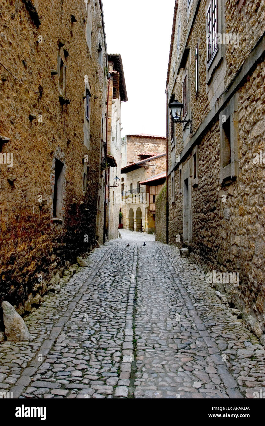 classic street in spain europa Stock Photo - Alamy
