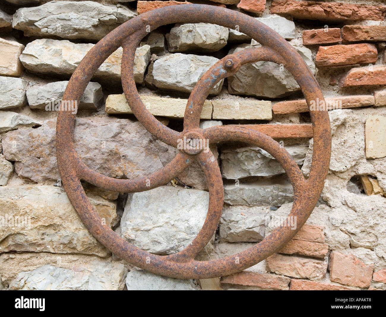 Iron Wheel Saint Antonin Toulouse France Stock Photo - Alamy