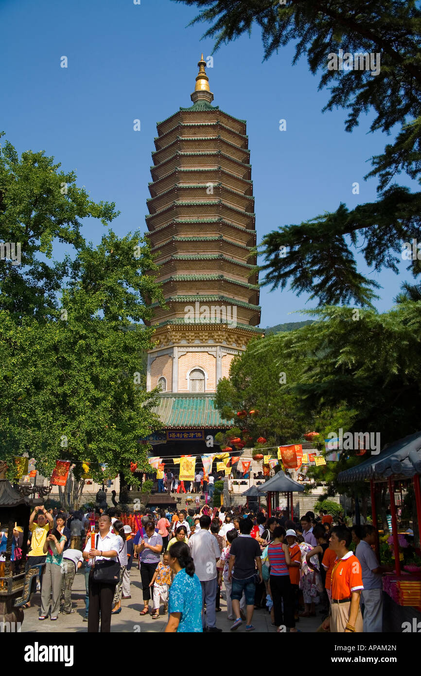 Pagoda in the Badachu Park Beijing Stock Photo - Alamy