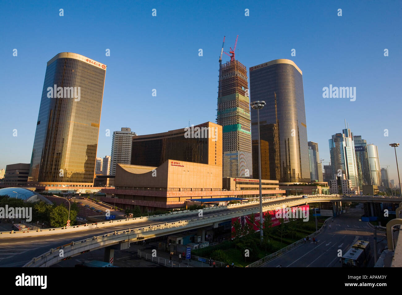 Mansions and Buildings View of Beijing City Stock Photo - Alamy