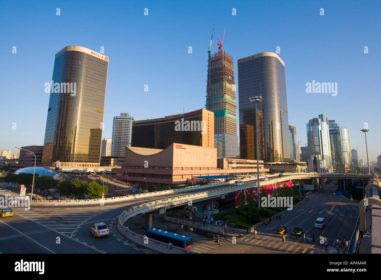 Mansions and Buildings View of Beijing City Stock Photo - Alamy