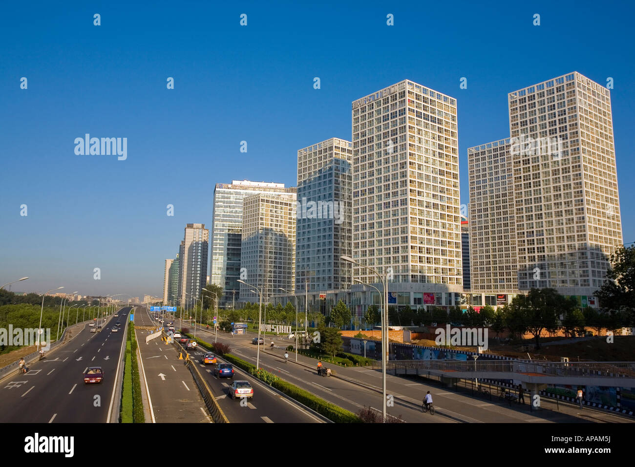 Mansions and Buildings View of Beijing City Stock Photo - Alamy