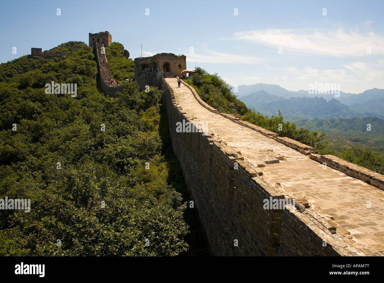 View of Simatai Great Wall Stock Photo - Alamy