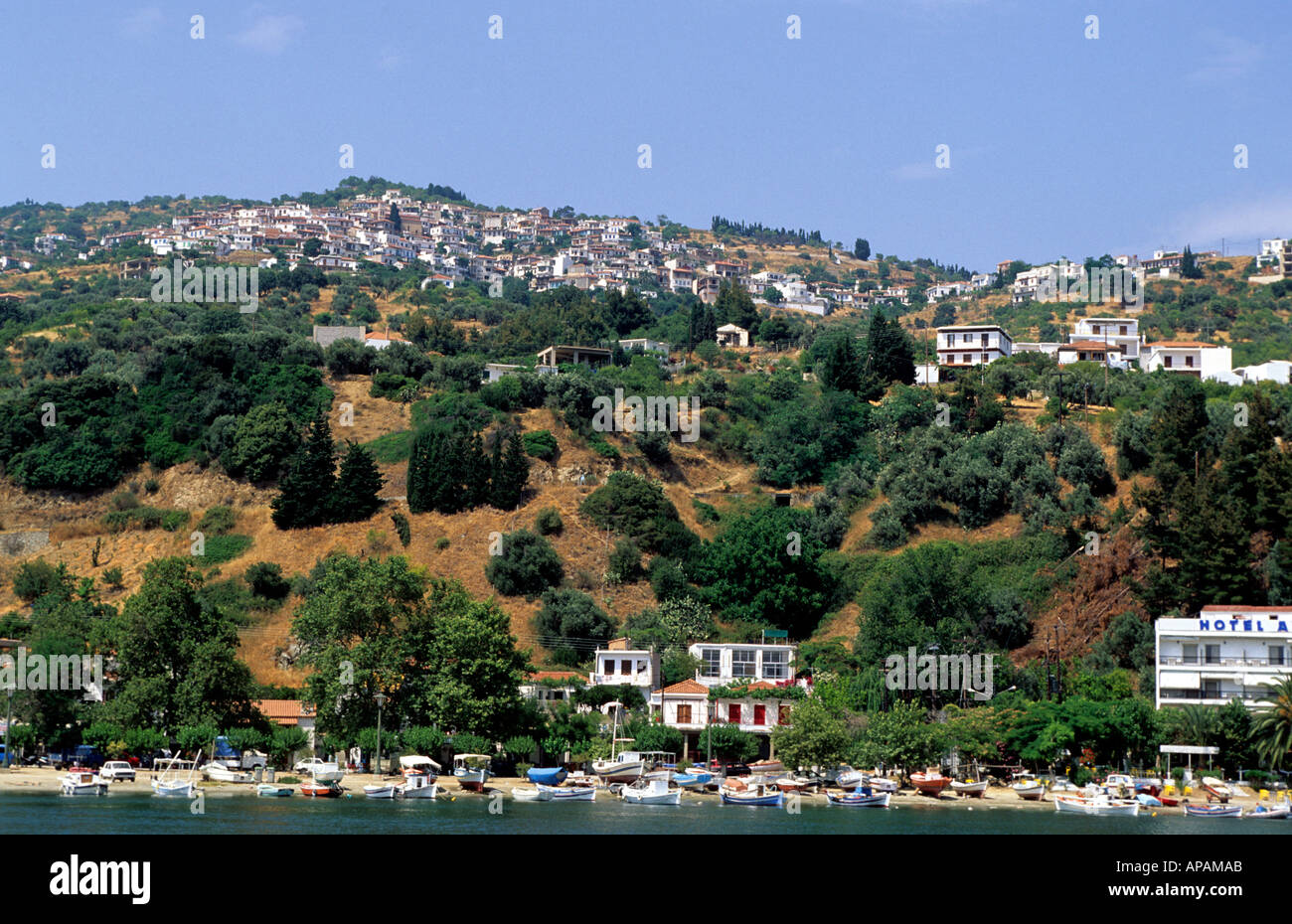 Glossa town greece hi-res stock photography and images - Alamy