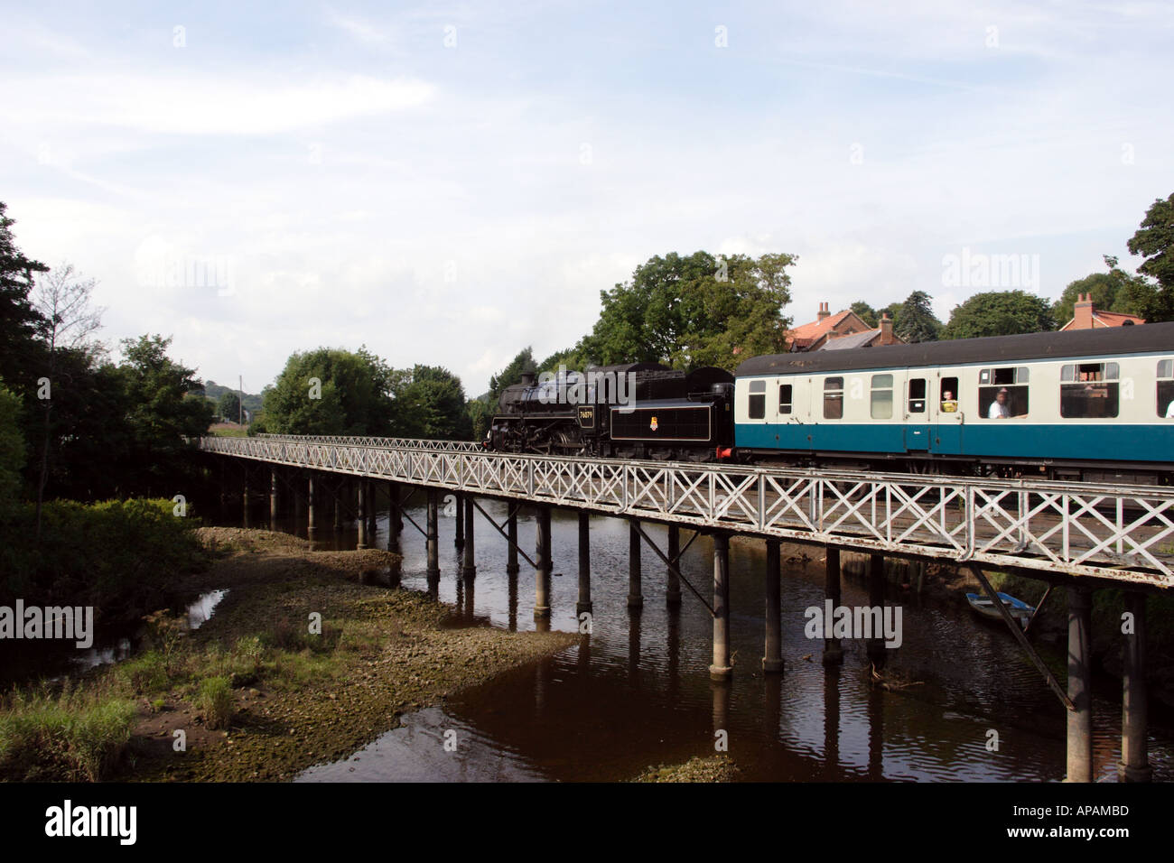 Ruswarp bridge hi-res stock photography and images - Alamy