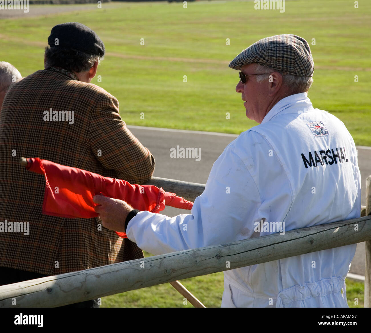 Track marshal hi-res stock photography and images - Alamy
