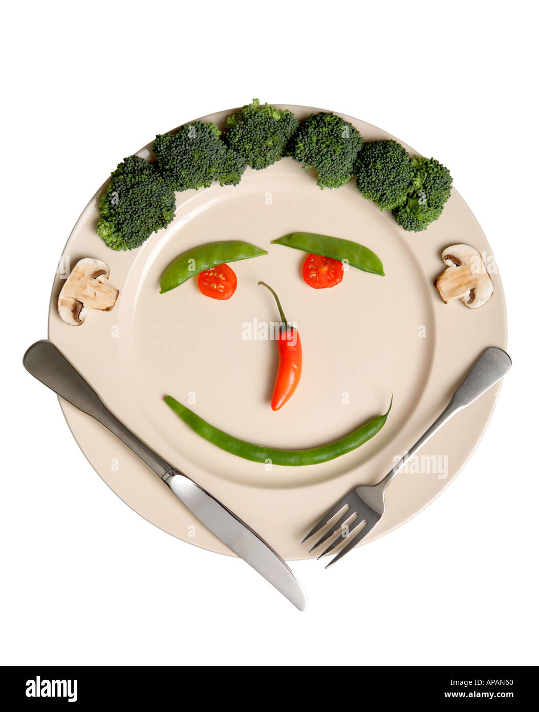 Food face hi-res stock photography and images - Alamy