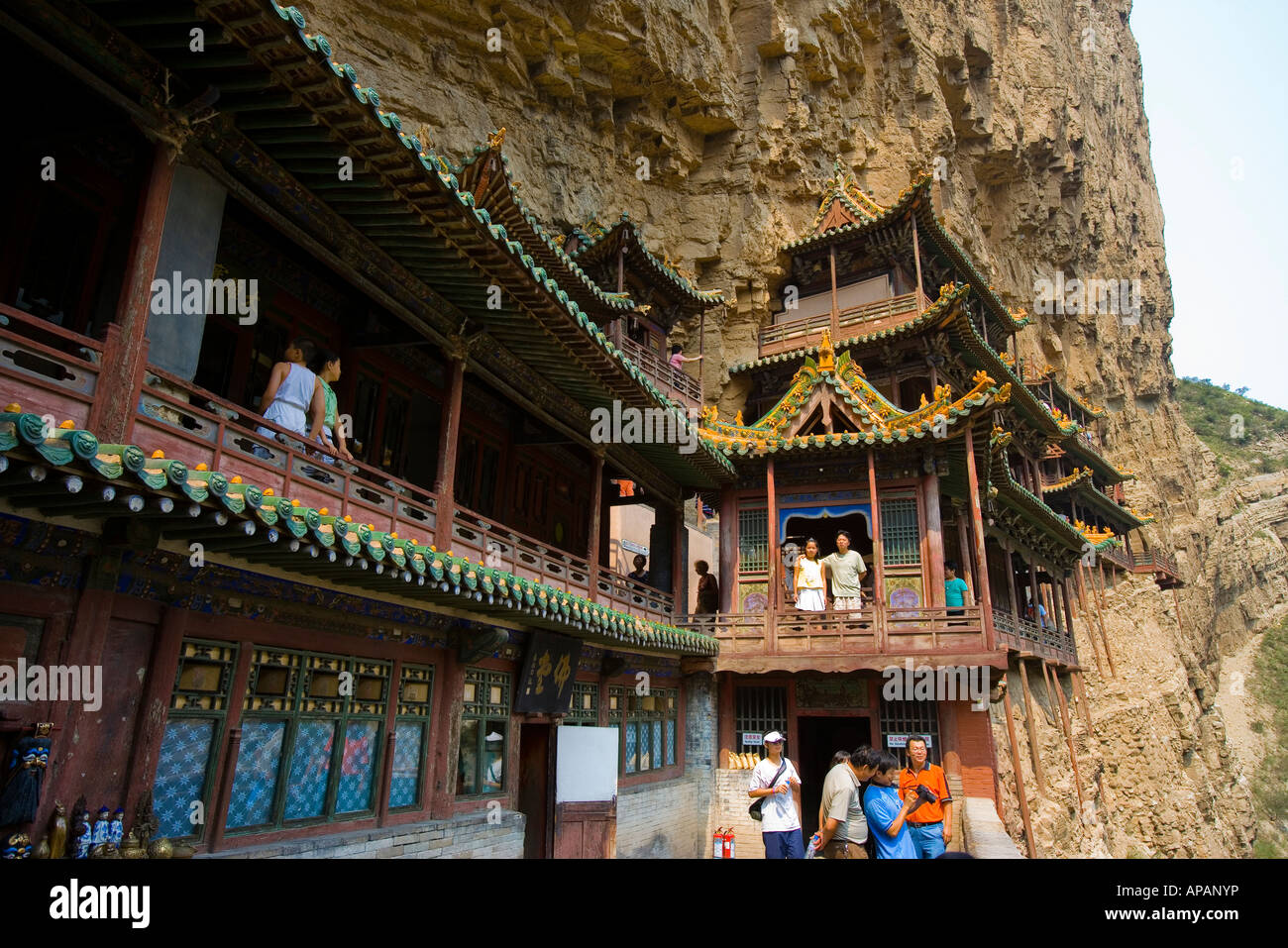Xuankong Temple in Shanxi Province Stock Photo - Alamy