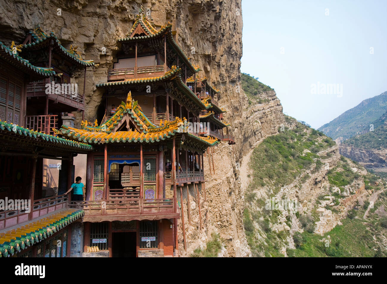 Xuankong Temple in Shanxi Province Stock Photo - Alamy