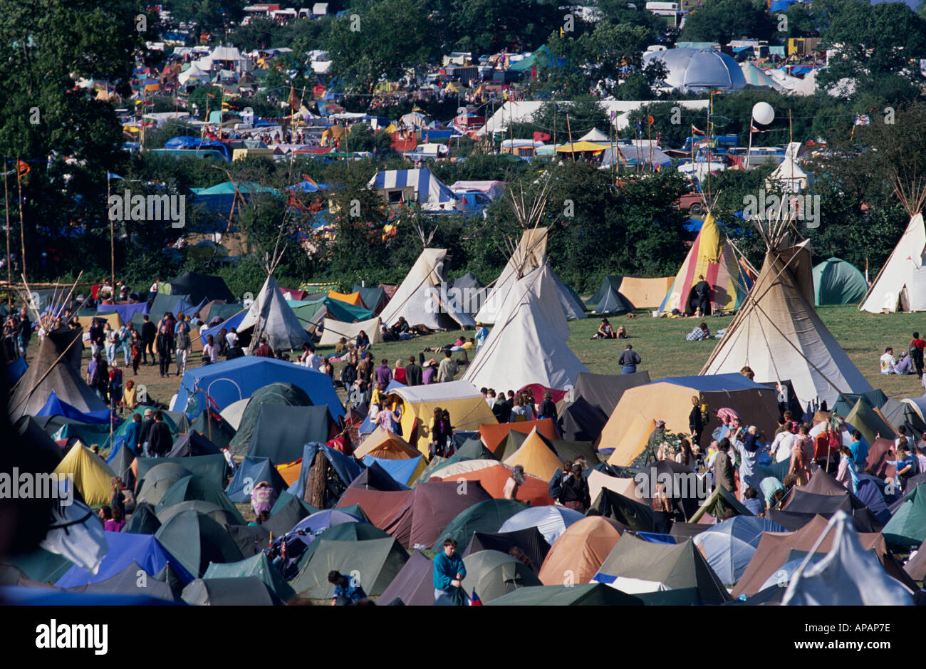Glastonbury Festival Pilton Somerset U.K. Europe Stock Photo - Alamy