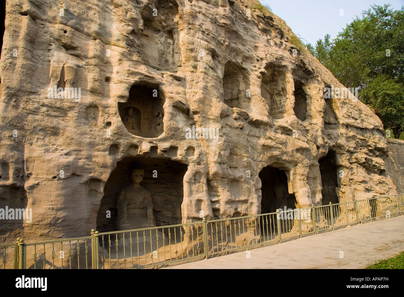 Yungang Grottoes in Shanxi Province Stock Photo - Alamy