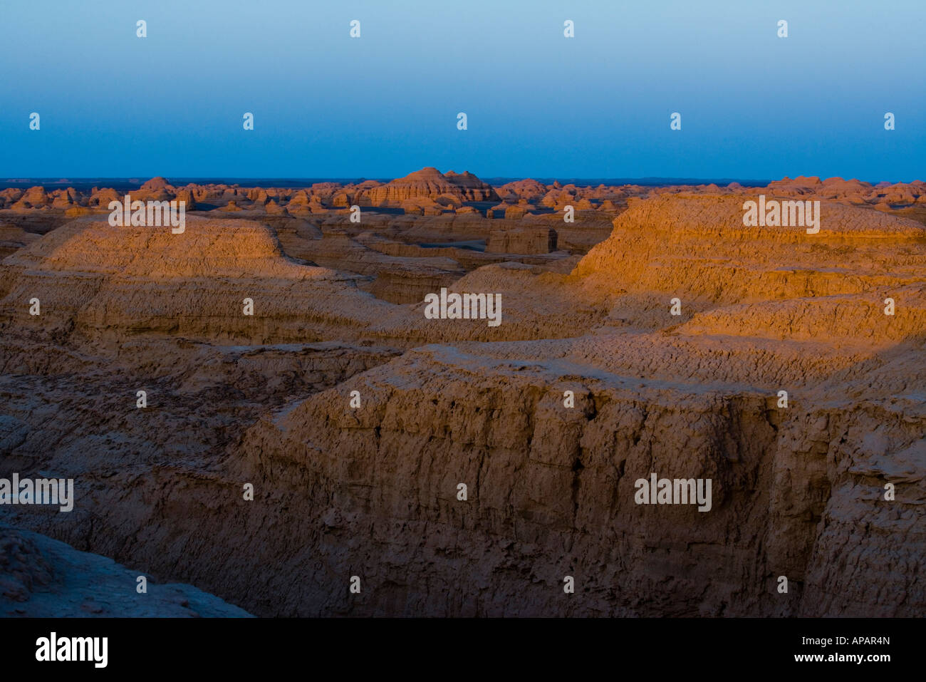 The Yadan landform in Lop Nur Xinjiang Stock Photo - Alamy